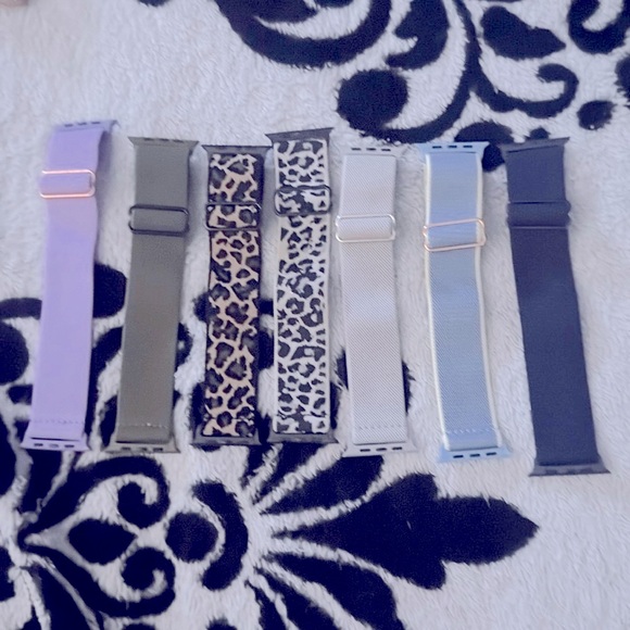 Wearables | 7 Adjustable Stretch Smartwatch Bands In Assortment Of ...